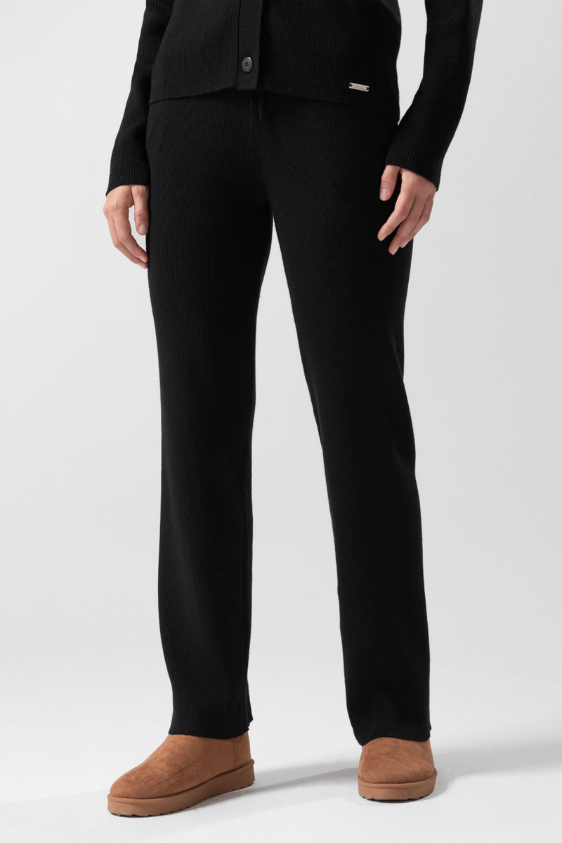 Rebrované úpletové nohavice Vanna – LELOSI Slovakia